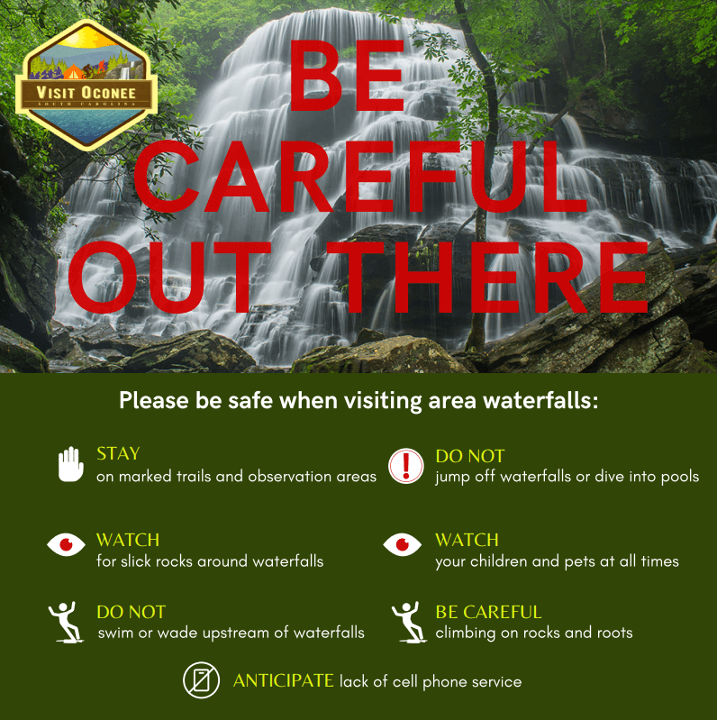 Be careful out there - Visit Oconee South Carolina