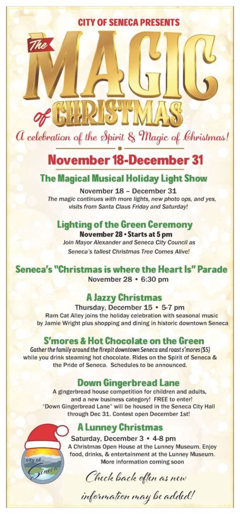 The Magic of Christmas – Visit Oconee South Carolina